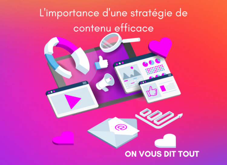 Agence Web, L'importance d'une stratégie de contenu efficace